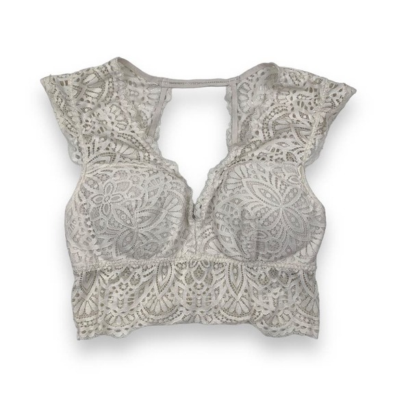 Gilly Hicks | Intimates & Sleepwear | Gilly Hicks White Crochet Cap ...